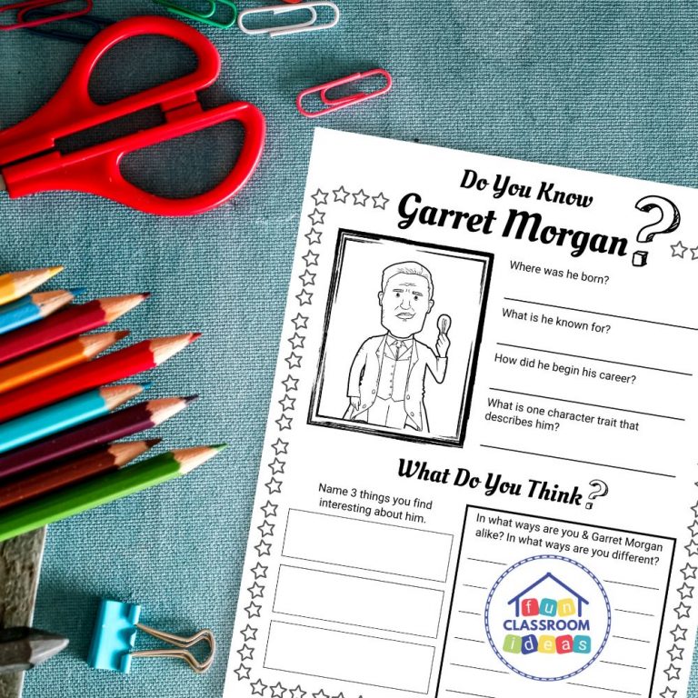 Free Garret Morgan Worksheet - Level-Up Your Worksheets