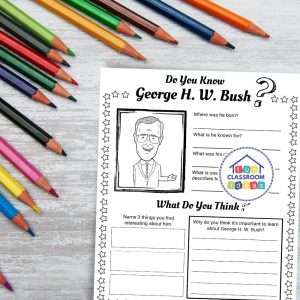 Free George H. W. Bush Worksheet - Level-Up Your Worksheets