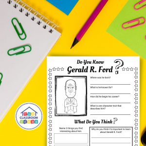 Free Gerald R. Ford Worksheet - Level-Up Your Worksheets