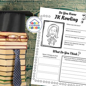 Free JK Rowling Worksheet - Level-Up Your Worksheets