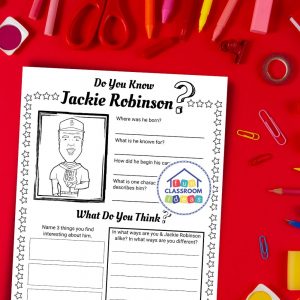 Free Jackie Robinson Worksheet - Level-Up Your Worksheets