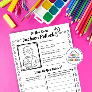 Free Jackson Pollock Worksheet - Level-Up Your Worksheets