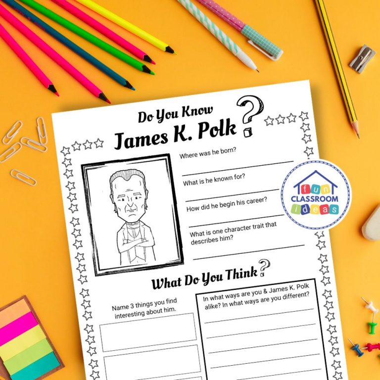 Free James K. Polk Worksheet - Level-Up Your Worksheets
