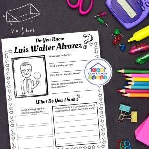 Free Luis Walter Alvarez Worksheet - Level-Up Your Worksheets