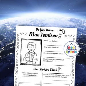 Free Mae Jemison Worksheet - Level-Up Your Worksheets