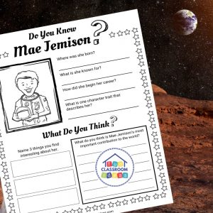 Free Mae Jemison Worksheet - Level-Up Your Worksheets