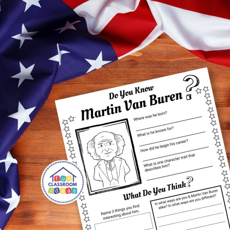 Free Martin Van Buren Worksheet - Level-Up Your Worksheets
