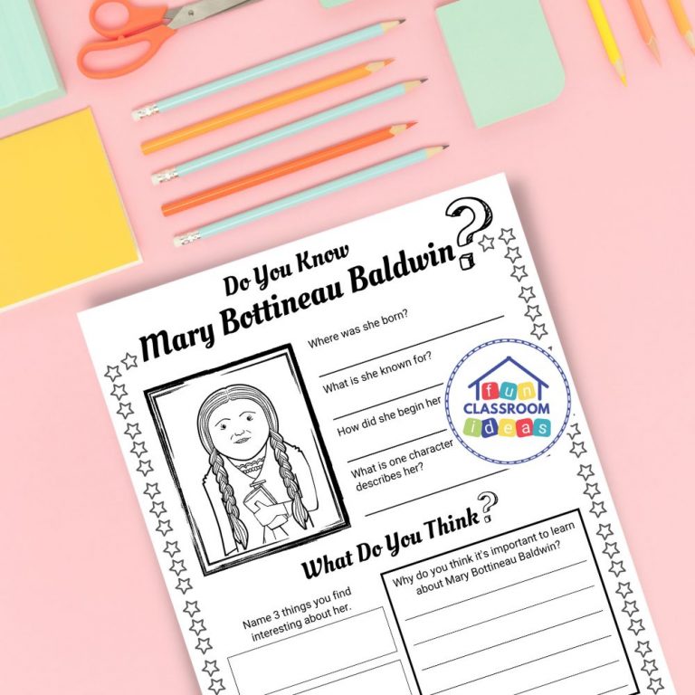 Free Mary Bottineau Baldwin Worksheet - Level-Up Your Worksheets