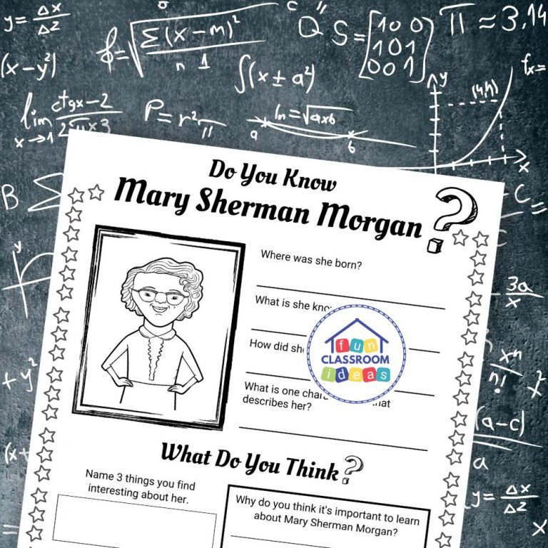 Free Mary Sherman Morgan Worksheet - Level-Up Your Worksheets