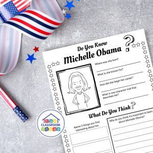 Free Michelle Obama Worksheet - Level-Up Your Worksheets
