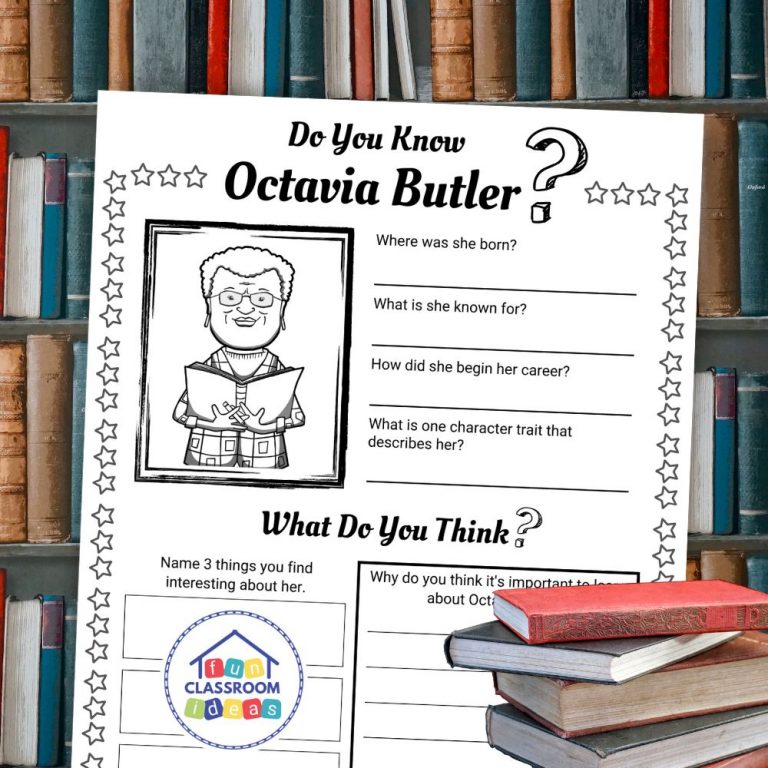 Free Octavia Butler Worksheet - Level-Up Your Worksheets