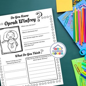 Free Oprah Winfrey Worksheet - Level-Up Your Worksheets