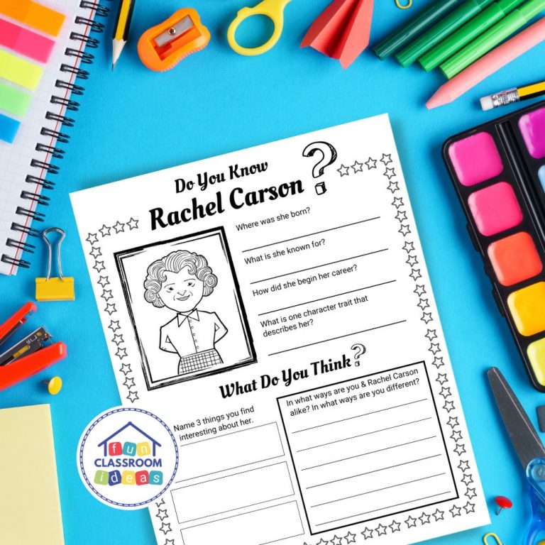 Free Rachel Carson Worksheet - Level-Up Your Worksheets