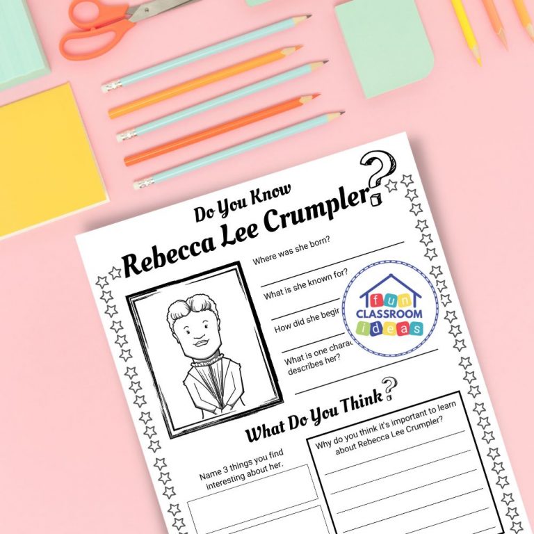 Free Rebecca Lee Crumpler Worksheet - Level-Up Your Worksheets