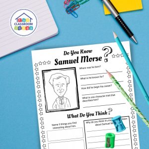 Free Samuel Morse Worksheet - Level-Up Your Worksheets