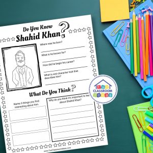 Free Shahid Khan Worksheet - Level-Up Your Worksheets