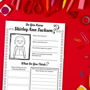 Free Shirley Ann Jackson Worksheet - Level-Up Your Worksheets