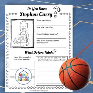 Free Stephen Curry Worksheet - Level-Up Your Worksheets