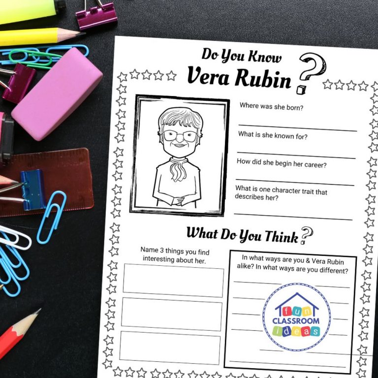 Free Vera Rubin Worksheet - Level-Up Your Worksheets
