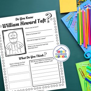 Free William Howard Taft Worksheet - Level-Up Your Worksheets