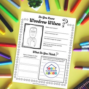Free Woodrow Wilson Worksheet - Level-Up Your Worksheets