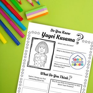 Free Yayoi Kusama Worksheet - Level-Up Your Worksheets